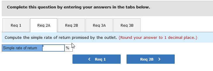 Solved Problem 12-19 (Algo) Simple Rate of Return; Payback | Chegg.com