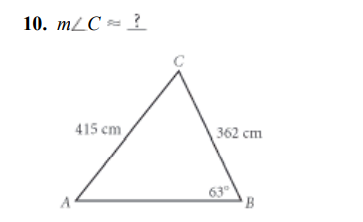 Solved For Exercises 8–10, each triangle is an acute | Chegg.com
