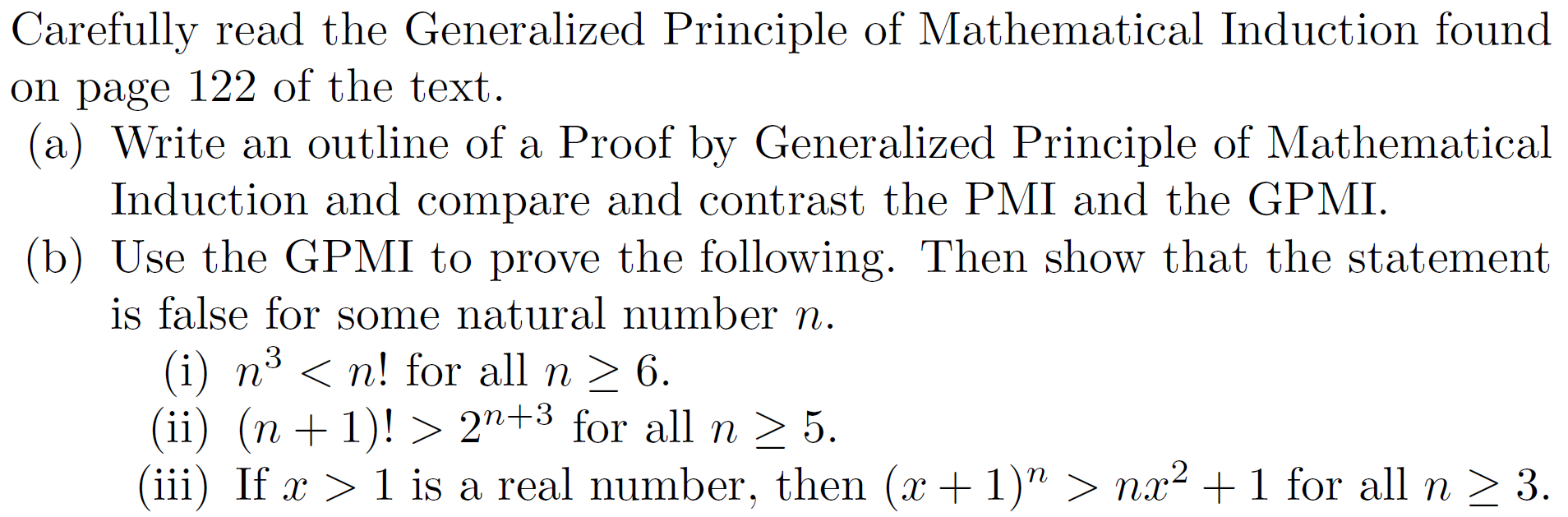 Solved Carefully read the Generalized Principle of | Chegg.com