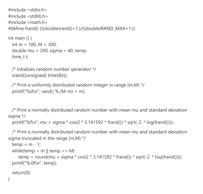 Solved 2. Write another C program to find the sample mean | Chegg.com