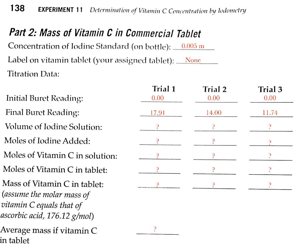 EXERCISE 11 NAME LAB SECTION DATE Report Part 1: | Chegg.com