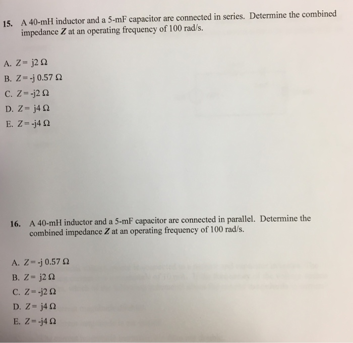 Solved Determine the type and the value of a circuit element | Chegg.com