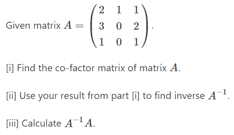 Solved Provide the proper solution for all three parts of | Chegg.com