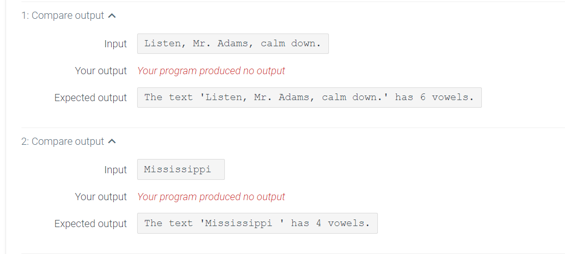 Solved Count Vowels Learning Objective In this lab, you | Chegg.com