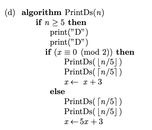 Solved Give an asymptotic estimate, using the Θ-notation, of | Chegg.com