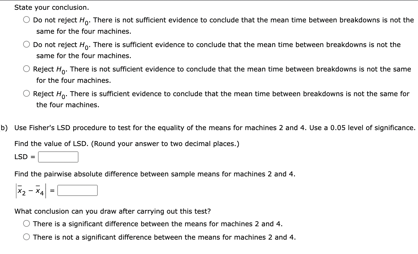 Solved To test for any significant difference in the number | Chegg.com