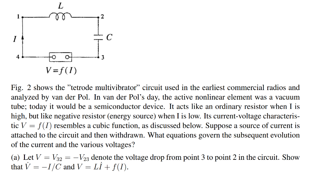 Solved L 1 2 1 4 3 to a V=f(1) = Fig. 2 shows the "tetrode | Chegg.com