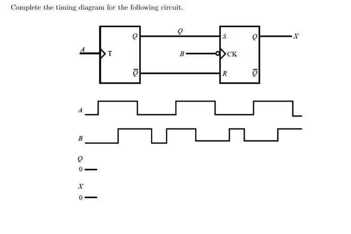 Solved Complete the timing diagram for the following | Chegg.com Solved Complete the timing diagram for the following | Chegg.com