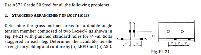 Solved Use A572 Grade 50 Steel for all the following | Chegg.com