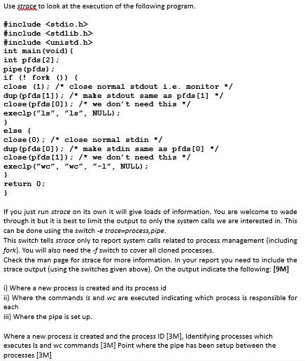 Solved Use stcese to look at the execution of the following | Chegg.com