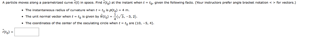 Solved A particle moves along a parametrized curve r(t) in | Chegg.com