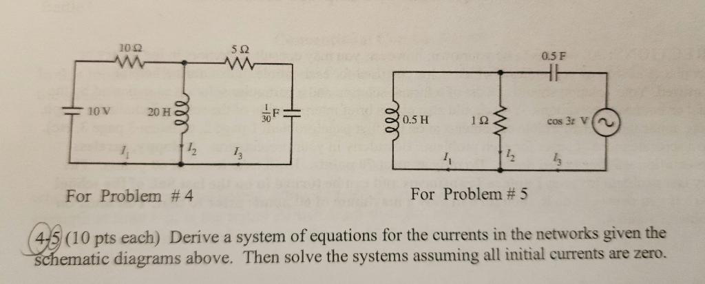 Please set up the two following circuits as a system | Chegg.com