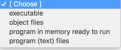 Solved [Choose ] executable object files program in memory | Chegg.com