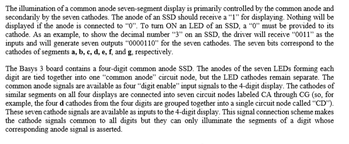 Solved 1. Objective To design a Seven-Segment Display (SSD) | Chegg.com