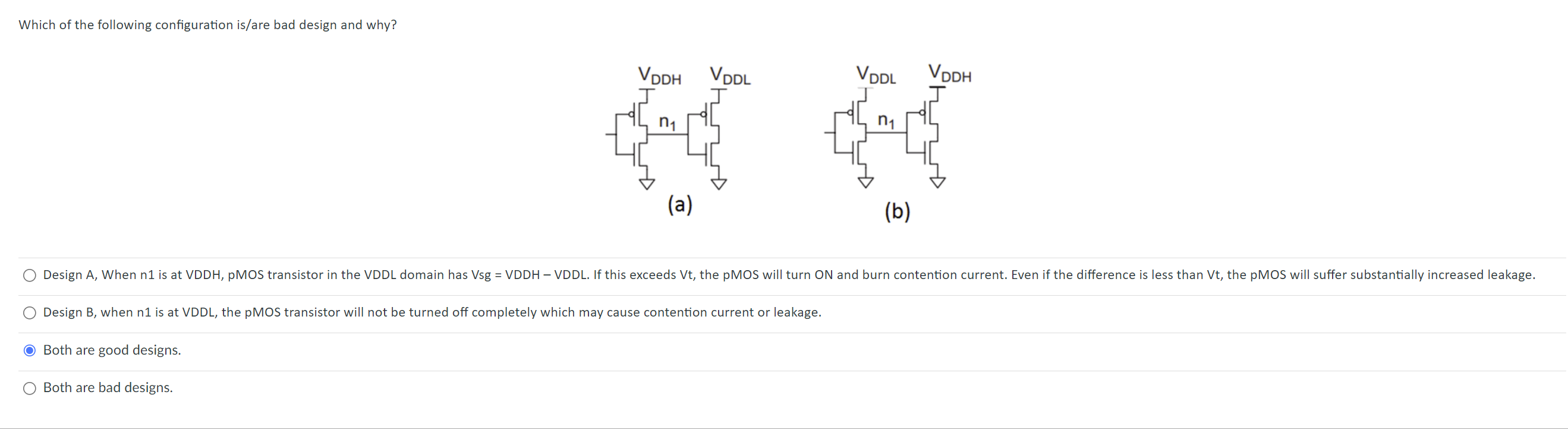 Solved Why Power Gating is suggested for a block which goes | Chegg.com
