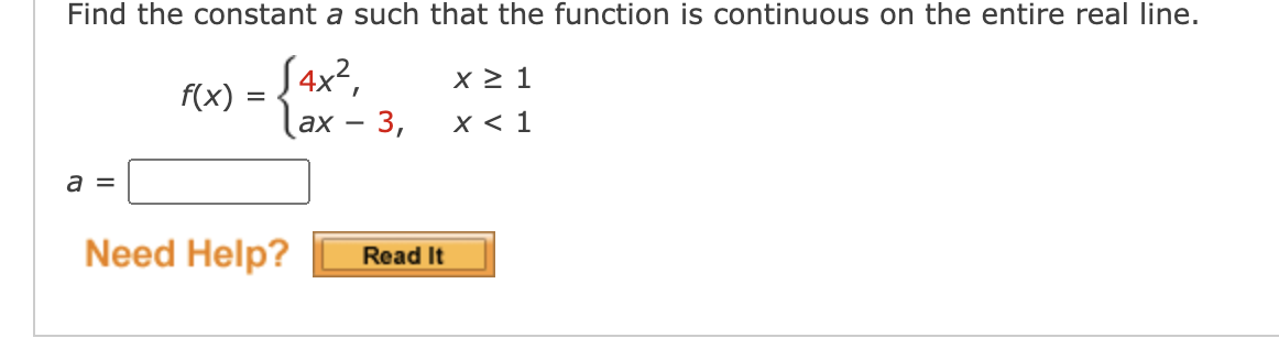Solved Discuss the continuity of the function on the closed | Chegg.com