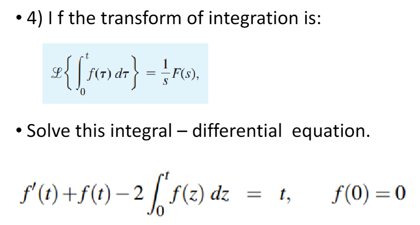 Solved -4) I f the transform of integration is: | Chegg.com