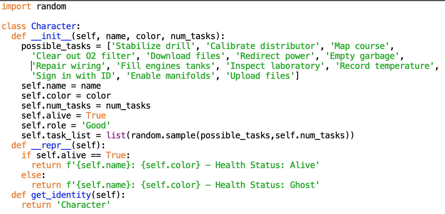Solved Assignment focuses on coding for python classes and | Chegg.com