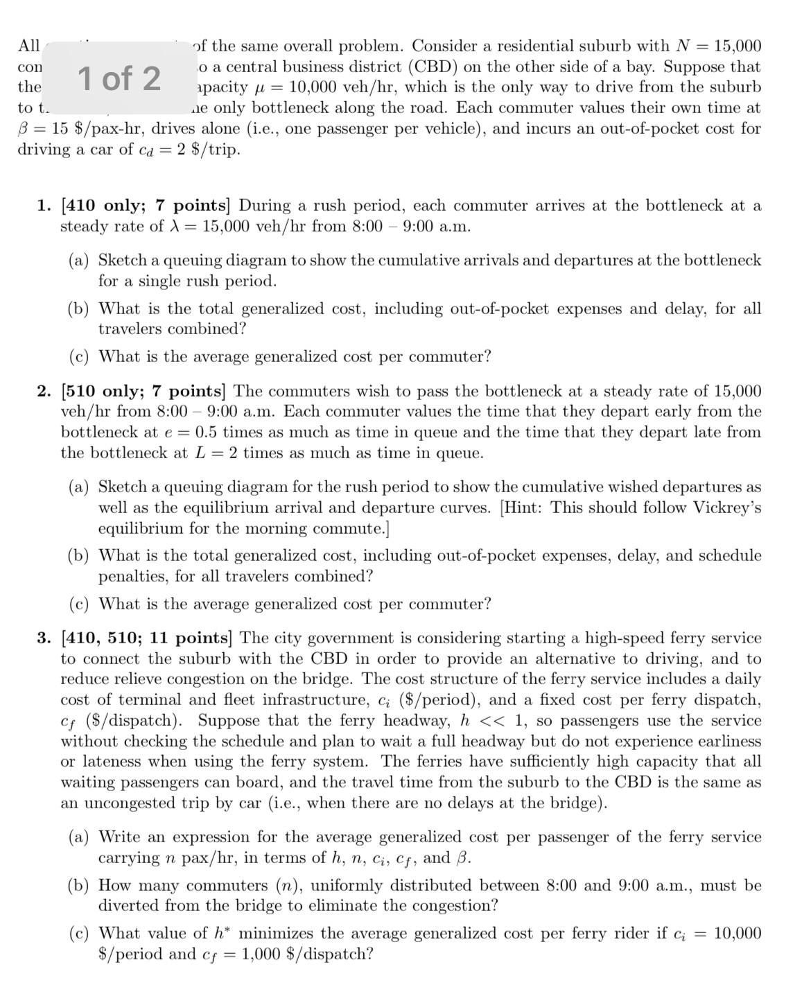 Solved Please answer everything for 410. Please be sure to | Chegg.com