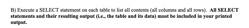 Solved This project must be completed using an Oracle | Chegg.com