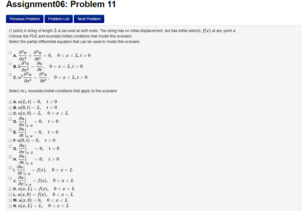 Assignment06: Problem 11 Previous Problem Problem | Chegg.com