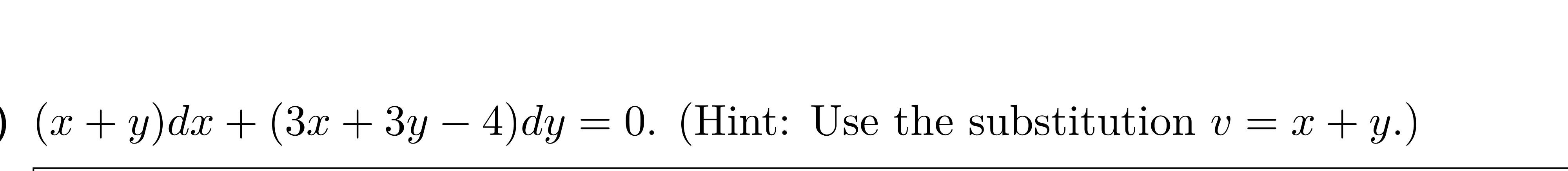 Solved Question 1 For Each Of The Following Odes Find The 