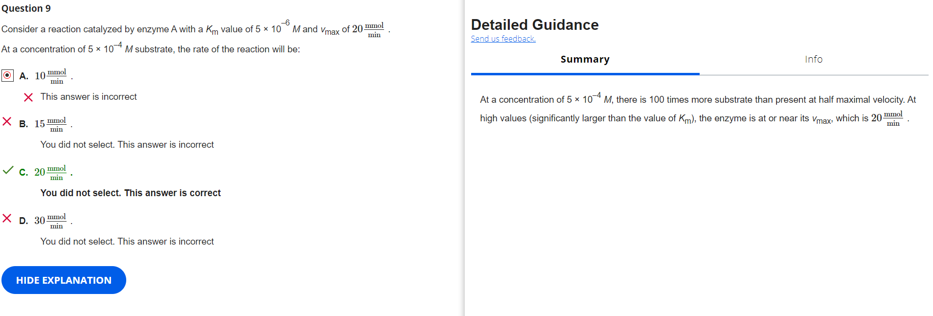 Solved please explain why the answer is C without use of | Chegg.com