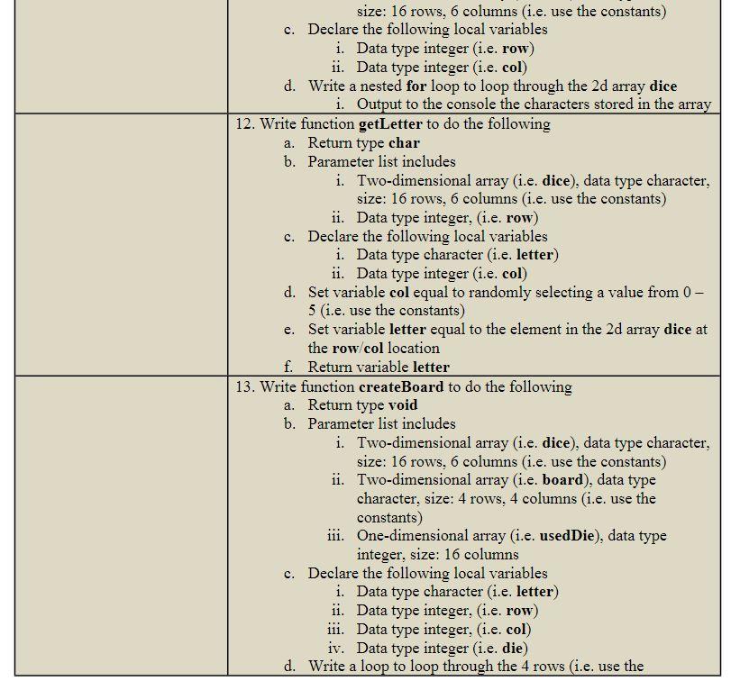 Solved Tasks Activity boggle.c 1. Copy the C source code | Chegg.com