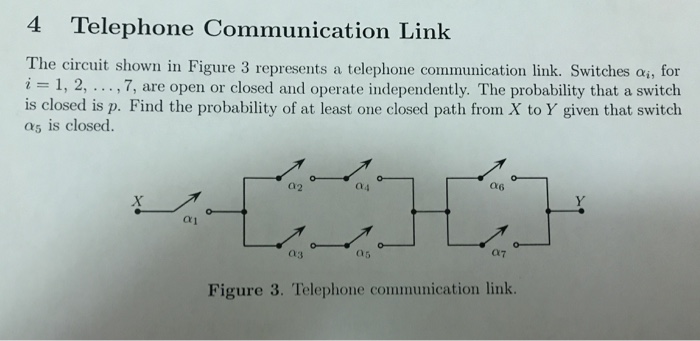 Solved 4 Telephone Communication Link The circuit shown in | Chegg.com