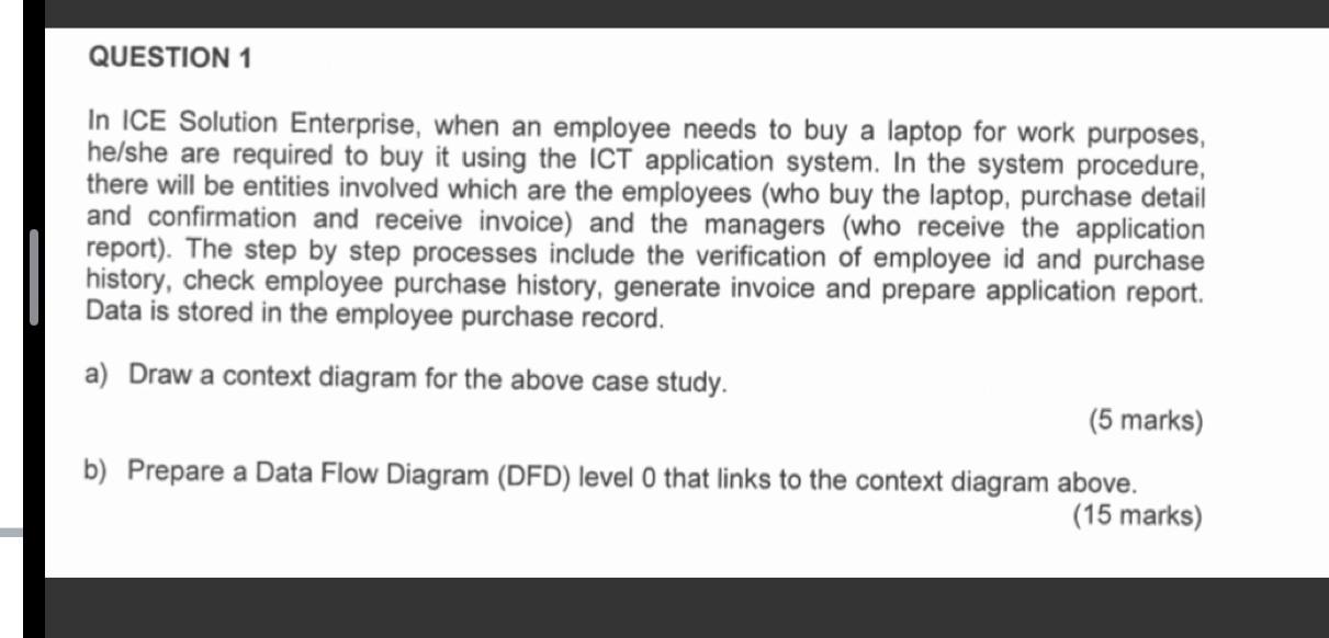 Solved QUESTION 1In ICE Solution Enterprise, when an | Chegg.com