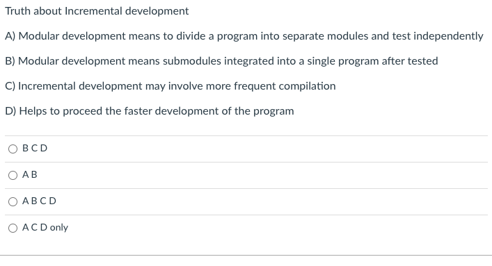 Solved Given the definitions below, which are valid | Chegg.com