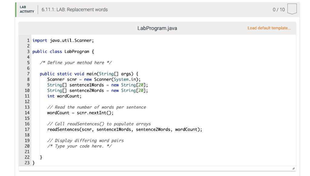 Solved Write a program that finds word differences between | Chegg.com