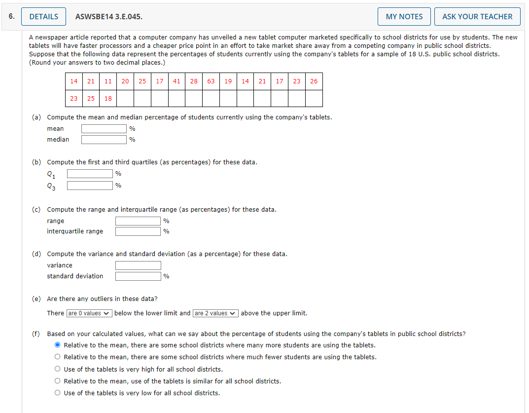 Solved A newspaper article reported that a computer company | Chegg.com