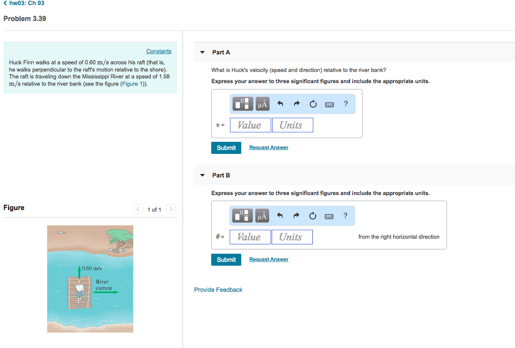 Solved hw03: Ch 03 Problem 3.39 Constants Part A Huck Finn | Chegg.com