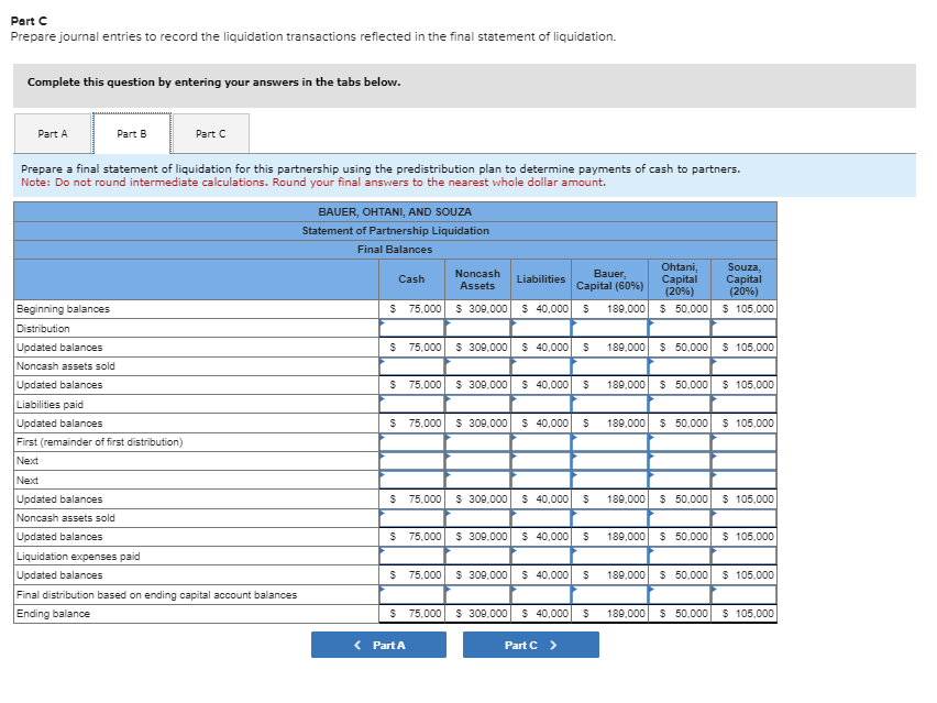 3. Paid all liabilities. 4. Distributed safe payments | Chegg.com