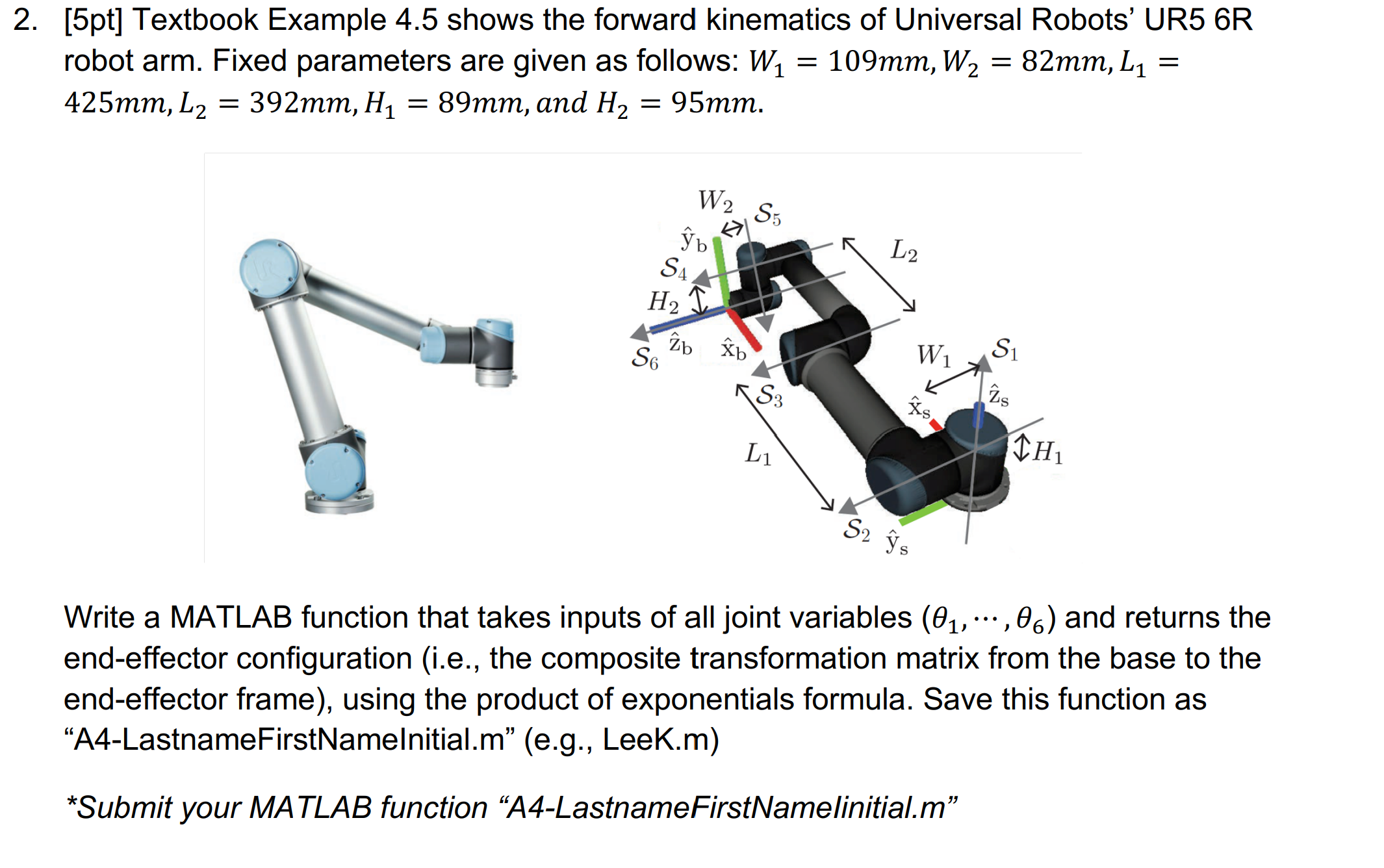 Solved 2 5pt Textbook Example 45 Shows The Forward