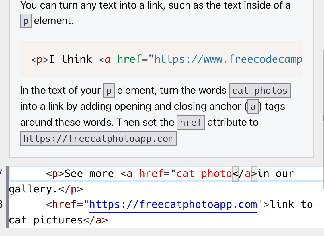 Solved You can turn any text into a link, such as the text | Chegg.com