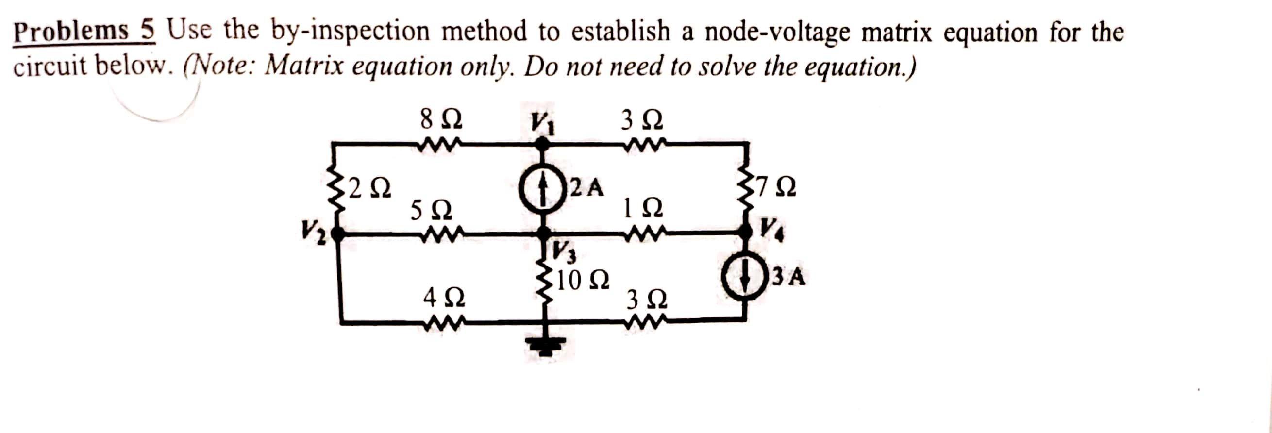 Solved Problems 5 Use the by-inspection method to establish | Chegg.com