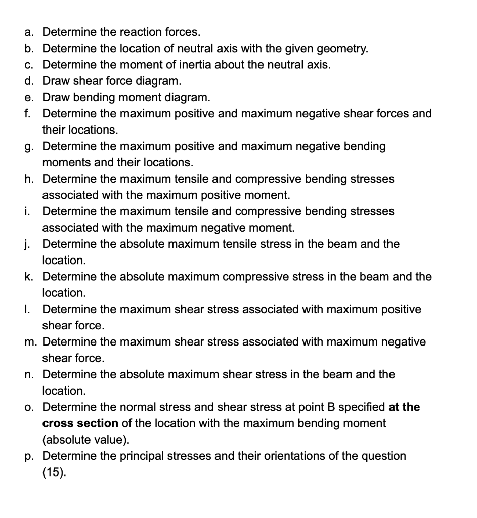 Solved 2 kip/ft 50 kip ft 50 kip ft 3 in. in 10ft> 10 ft 20 | Chegg.com