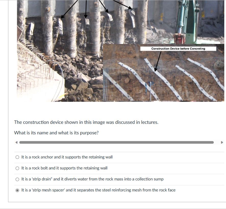 Solved The construction device shown in this image was | Chegg.com