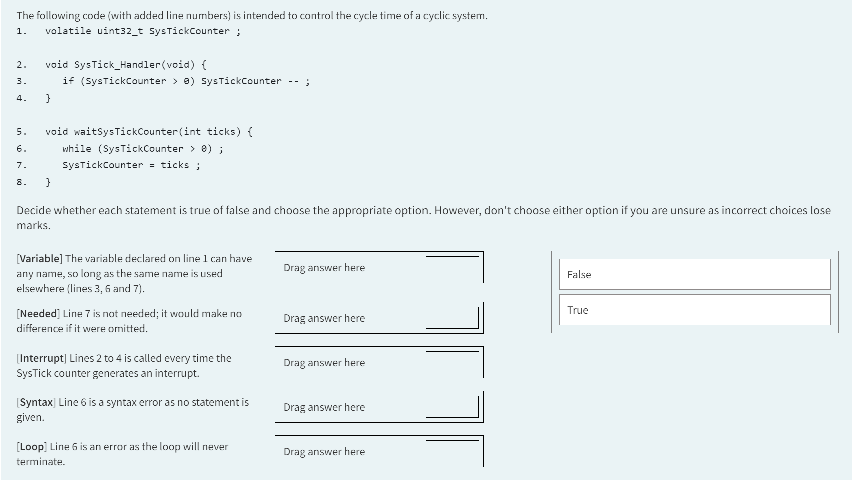 Solved The following code (with added line numbers) is | Chegg.com