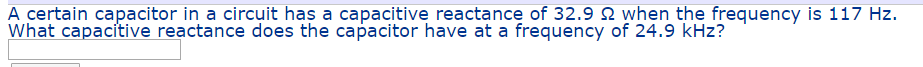 Solved A certain capacitor in a circuit has a capacitive | Chegg.com