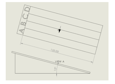 The ramp is inclined at 15 degrees and is 10 feet | Chegg.com