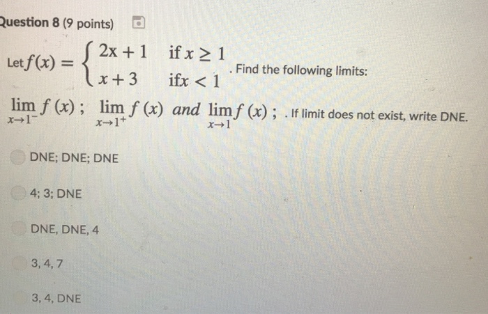 Solved Question 8 (9 points) Letf(x)-(2x+1 ifx21 , Lett (x) | Chegg.com Solved Question 8 (9 points) Letf(x)-(2x+1 ifx21 , Lett (x) | Chegg.com