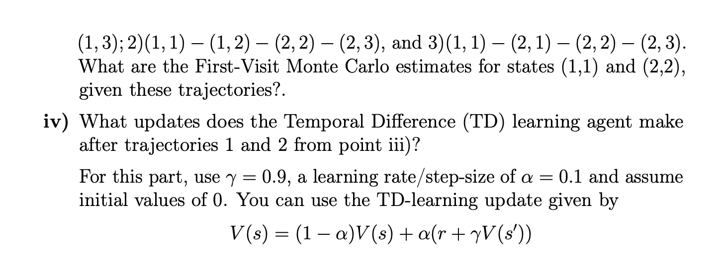 Solved 2. This GridWorld Markov Decision Problem (see figure | Chegg.com