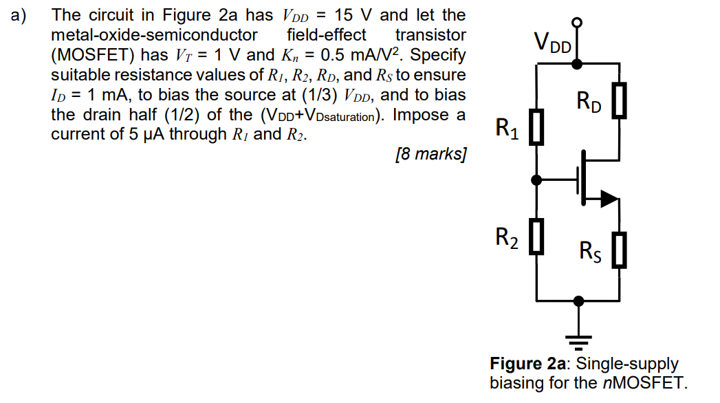 Solved The circuit in Figure \\( 2 \\mathrm{a} \\) has \\( | Chegg.com