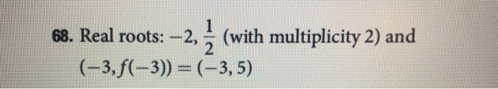 Solved construct a polynomial function of least degree | Chegg.com