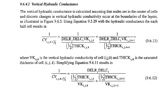 9.6.4.2 Vertical Hydraulic Conductance The vertical | Chegg.com