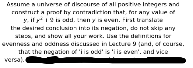 Solved Assume a universe of discourse of all positive | Chegg.com