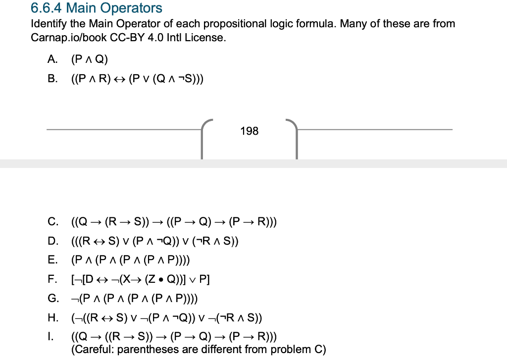 Solved 6.6.4 Main Operators Identify the Main Operator of | Chegg.com